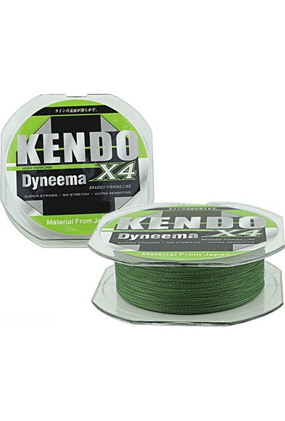 Kendo Dynema 4 Örgü 120MT (Green) 0,06 mm Kendo Dynema 4 Örgü 120MT (Green) 0,06 mm