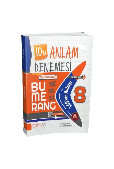 Gün&ay Yayınları Bumerang 10'lu Anlam Denemesi Gün&ay Yayınları Bumerang 10'lu Anlam Denemesi