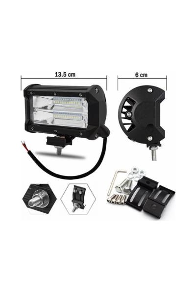 Vendor Tuning Vendortuning 72 Watt LED Sis Tepe Off-Road Motosiklet Lambası 12-24 Volt Vendor Tuning Vendortuning 72 Watt LED Sis Tepe Off-Road Motosiklet Lambası 12-24 Volt