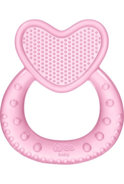 Wee Baby Kalpli Silikon Diş Kaşıyıcı 912 Pembe