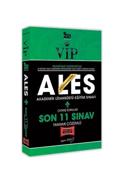 Yargı Yayınevi Yargı Yayınları 2021 Vip Ales Son 11 Sınav Tamamı Çözümlü Çıkmış Sorular Yargı Yayınevi Yargı Yayınları 2021 Vip Ales Son 11 Sınav Tamamı Çözümlü Çıkmış Sorular