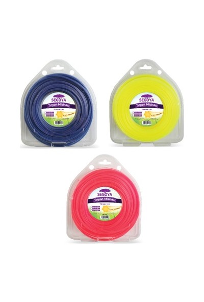 Segoya Motorlu Tırpan Misinası (Tırpan Ipi) Altıgen( 3,3 Mm) 46M Segoya Motorlu Tırpan Misinası (Tırpan Ipi) Altıgen( 3,3 Mm) 46M