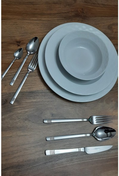 Kardelen 12 Kişilik 72 Parça Turkuaz Kaşık Çatal Bıçak Set Kardelen 12 Kişilik 72 Parça Turkuaz Kaşık Çatal Bıçak Set