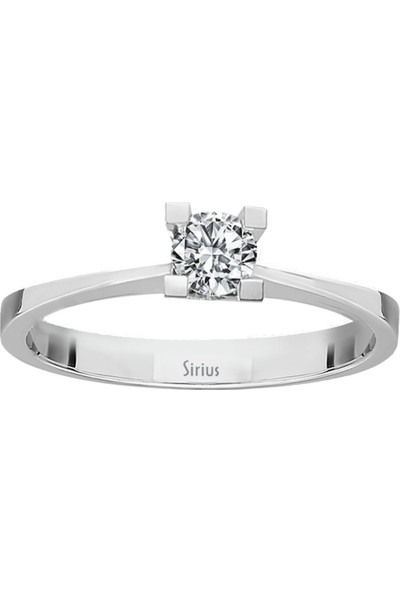 Sirius D Renk 0,24 Karat Pırlanta Tektaş Yüzük 23R0164 Sirius D Renk 0,24 Karat Pırlanta Tektaş Yüzük 23R0164