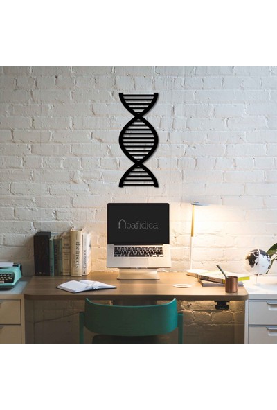 Bafidica Metal Tablo - Dna Spirali - Duvar Dekoru - Ev Dekorasyon