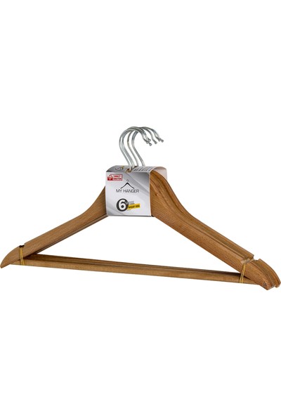 My Hanger Ahşap Kıyafet Askısı 12 Adet