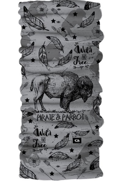 Pirate & Parrot Parrot&pirate Bandana-Boyunluk Bullgray Pirate & Parrot Parrot&pirate Bandana-Boyunluk Bullgray