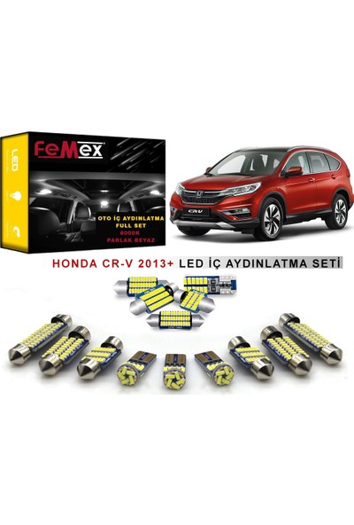 Femex Honda Cr-V 4. Nesil LED Iç Aydınlatma Ampul Seti Femex Parlak Beyaz Femex Honda Cr-V 4. Nesil LED Iç Aydınlatma Ampul Seti Femex Parlak Beyaz