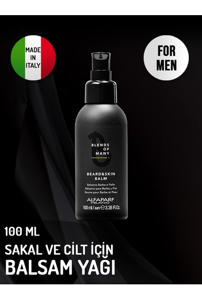 Blends Of Many Erkekler Için Sakal ve Cilt Balsam Yağı 100 ml