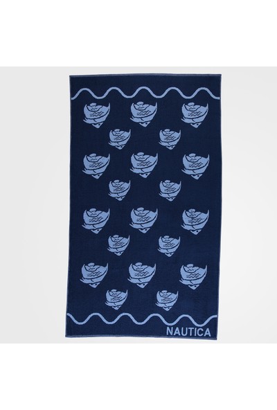 Nautıca Erkek Mavi Baskılı Havlu N15TW02T.4ES