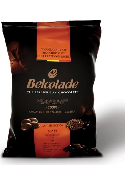 Puratas Puratos Belcolade Lait Selection Sütlü Kuvertür Para Çikolata 15 kg Puratas Puratos Belcolade Lait Selection Sütlü Kuvertür Para Çikolata 15 kg