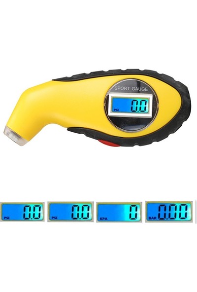 Bronet LCD Ekranlı Dijital Lastik Hava Basınç Ölçer Bronet LCD Ekranlı Dijital Lastik Hava Basınç Ölçer