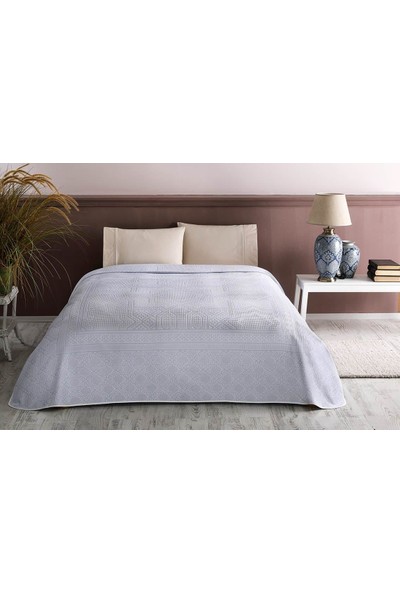 Taç Jakarlı Pike Takımı Margaret Mavi