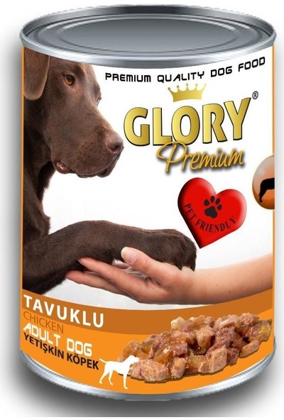 Glory Tavuk Etli Yetişkin Köpek Konserve Yaş Mama 400 gr Glory Tavuk Etli Yetişkin Köpek Konserve Yaş Mama 400 gr