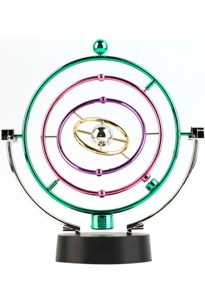 Mbois Kinetik Orbital Masa Üstü Renkli Dekoratif Manyetik Salıncak