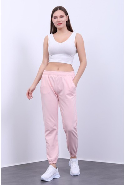 Rodi DS21YB098004 Pembe Kadın Basic Lastik Paça Alt Eşofman Rodi DS21YB098004 Pembe Kadın Basic Lastik Paça Alt Eşofman