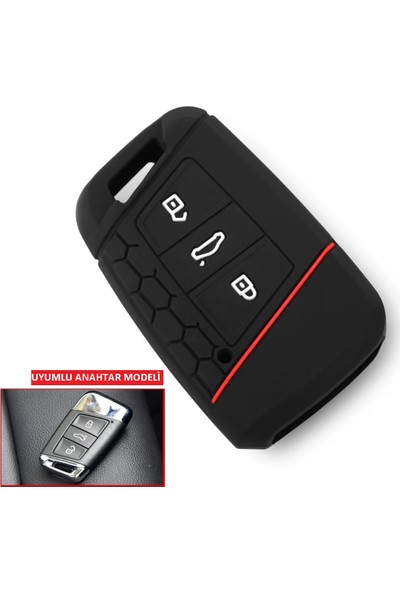 Parça Deponuz Skoda Superb Silikon Anahtar Kılıfı Parça Deponuz Skoda Superb Silikon Anahtar Kılıfı