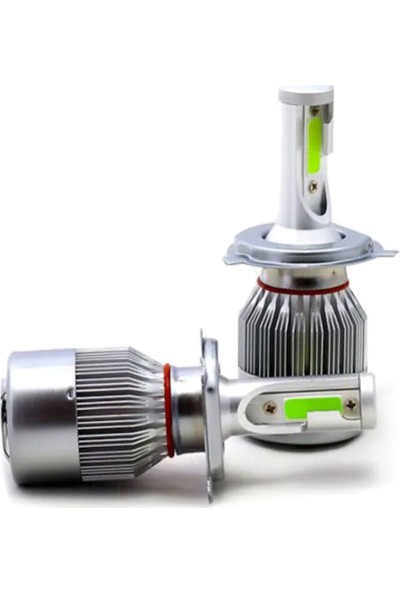 Tekstore Yeni Seri C6 Tip Buz Mavisi H4 LED Xenon, Far Ampülü 4400LM, 10000K Zenon Seti Tekstore Yeni Seri C6 Tip Buz Mavisi H4 LED Xenon, Far Ampülü 4400LM, 10000K Zenon Seti