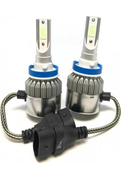 Tekstore Yeni Seri C6 Tip Buz Mavisi H11 LED Xenon, Far Ampülü 4400LM, 10000K Zenon Seti Tekstore Yeni Seri C6 Tip Buz Mavisi H11 LED Xenon, Far Ampülü 4400LM, 10000K Zenon Seti