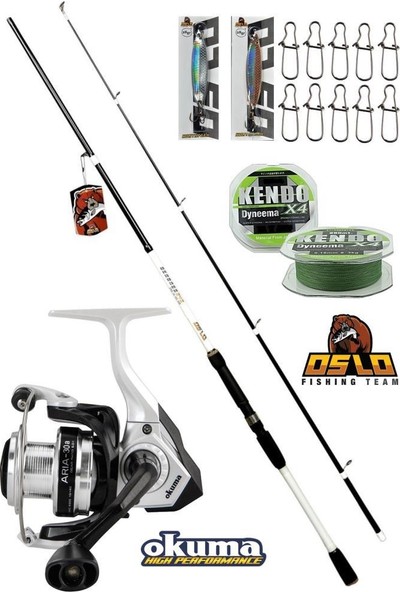 Oslo Okuma Aria-40 Oslo Seabass 270 cm 15-40 gr Spin Olta Takımı Seti Oslo Okuma Aria-40 Oslo Seabass 270 cm 15-40 gr Spin Olta Takımı Seti