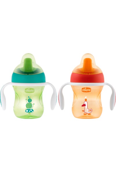 Chicco Yarı Yumuşak Uçlu Eğitim Bardağı 6Ay+