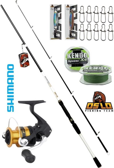 Shimano Fx 4000 Oslo Seabass 240 cm 15-40 gr Spin Olta Takımı Seti Shimano Fx 4000 Oslo Seabass 240 cm 15-40 gr Spin Olta Takımı Seti