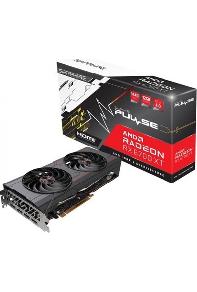 Sapphire Pulse Amd Radeon Rx 6700 Xt 11306-02-20G 12GB Gddr6 192BIT DX12 Ekran Kartı Sapphire Pulse Amd Radeon Rx 6700 Xt 11306-02-20G 12GB Gddr6 192BIT DX12 Ekran Kartı