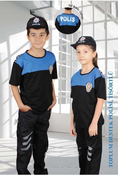 Uğur Böceği Çocuk Çocuk Polis Kostüm Polis Kıyafeti Tişortlü 3-10 Yaş Çocuk Kostüm Mavi Uğur Böceği Çocuk Çocuk Polis Kostüm Polis Kıyafeti Tişortlü 3-10 Yaş Çocuk Kostüm Mavi