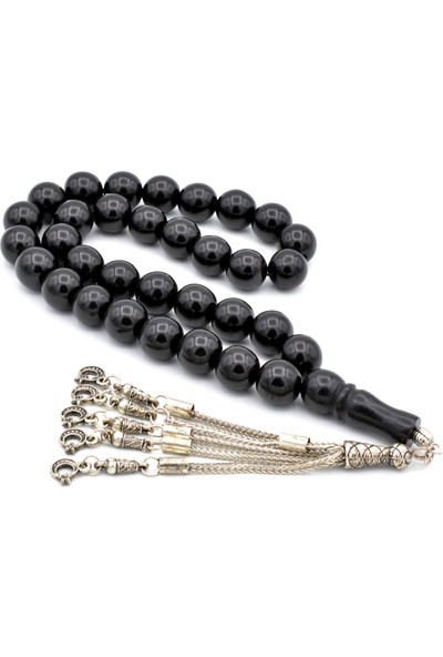 Murty99 Küre Kesim Doğal Oltu Taşı Tesbih 003 Murty99 Küre Kesim Doğal Oltu Taşı Tesbih 003