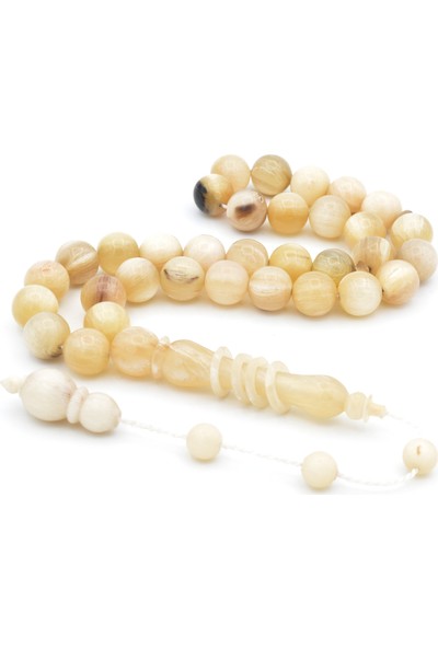 Murty99 Usta Işi Sistemli Küre Kesim 4 Halkalı Imameli Koç Boynuzu Tesbih 001