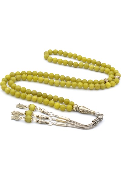 Murty99 Doğal 99'luk Olivin Zebercet Taşı Tesbih Murty99 Doğal 99'luk Olivin Zebercet Taşı Tesbih