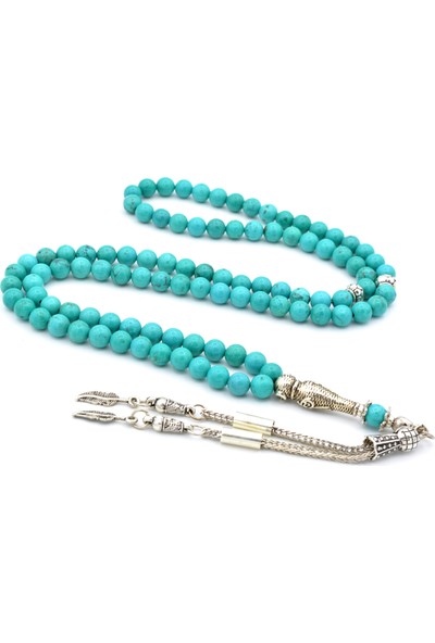 Murty99 Doğal 99'luk Turkuaz Tesbih 005