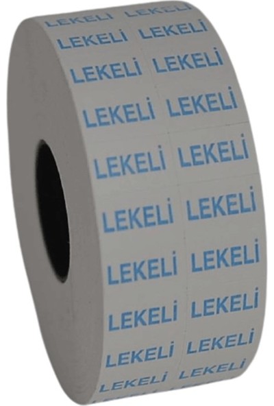 Gençler Etiketleme Makinesi Lekeli Etiket 5.000 Adet