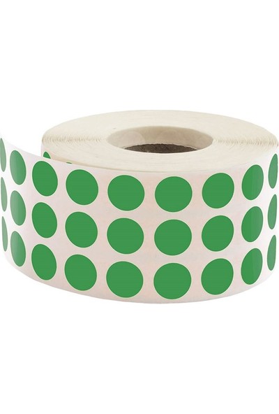 Gençler Etiketleme Makinesi Nokta Etiket Yeşil