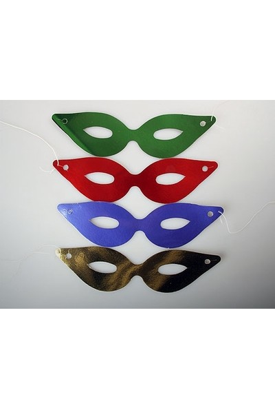 Tam İthalat Yılbaşı Özel 12 Adet Yılbaşı Maskesi