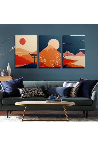 Hobimania Kanvas Tablo Soft Sanatsal Japon Modern Tuval Dekorasyon Moda Tablo Set 50X70 cm Hobimania Kanvas Tablo Soft Sanatsal Japon Modern Tuval Dekorasyon Moda Tablo Set 50X70 cm