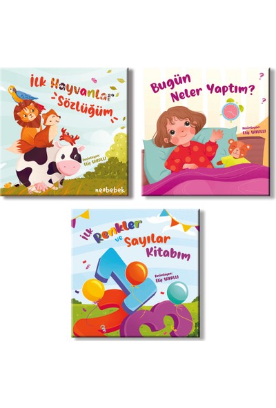 Neobebek Ilk Kitaplarım Serisi (3 Kitap) 0 - 3 Yaş Neobebek Ilk Kitaplarım Serisi (3 Kitap) 0 - 3 Yaş
