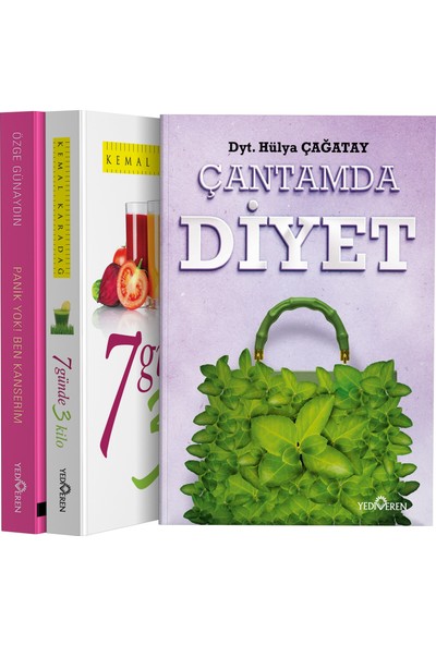 Sağlıklı Yaşam Seti 3 Kitap - Hülya Çağatay - Kemal Karadağ Sağlıklı Yaşam Seti 3 Kitap - Hülya Çağatay - Kemal Karadağ