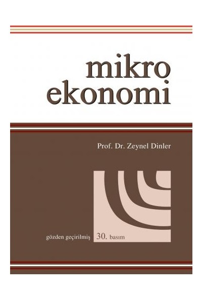 Mikro Ekonomi - Zeynel Dinler