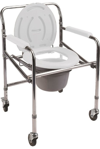 Poylin P561 Katlanır Komot Tuvalet Sandalyesi Poylin P561 Katlanır Komot Tuvalet Sandalyesi