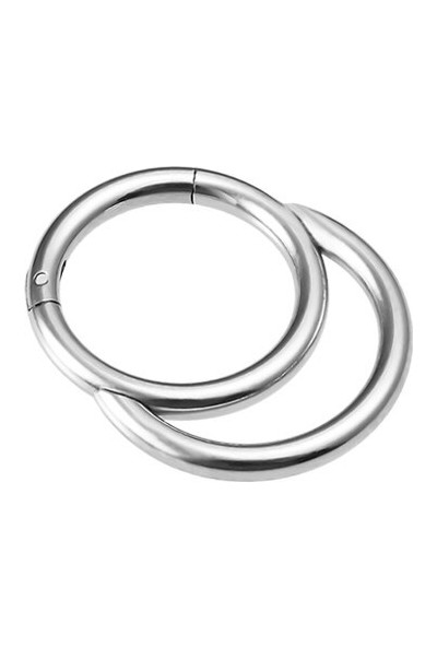 Vipbt Menteşeli Ikiz Kıkırdak Burun Septum Halkası Paslanmaz Çelik Hızma Piercing