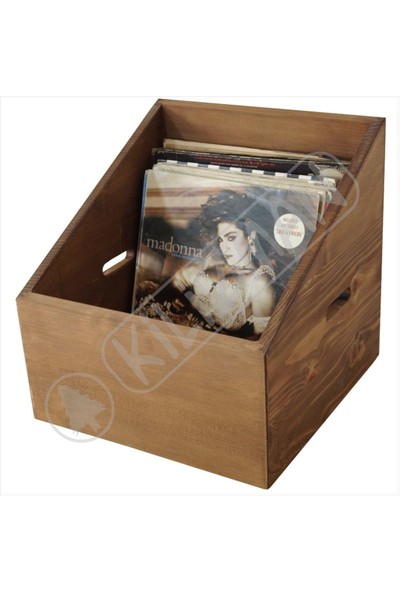 Kilizman Masif Ahşap Plak Kutusu