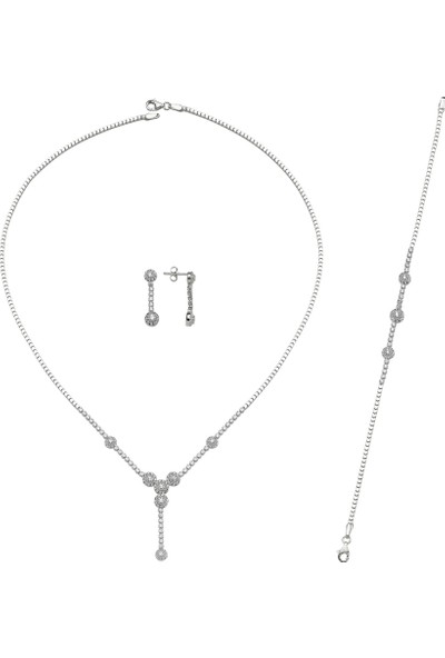 Altınköşe Beyaz Altın Düğün Seti 14 Ayar AKSD001 Altınköşe Beyaz Altın Düğün Seti 14 Ayar AKSD001