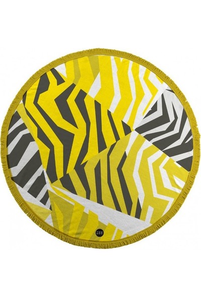 Towdoo Waves Yuvarlak Plaj Havlusu