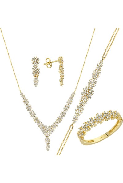 Altınköşe Altın Nişan Seti 14 Ayar AKSM023