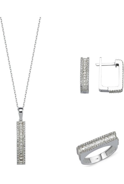 Altınköşe Beyaz Altın 3'lü Set 14 Ayar AKSX015