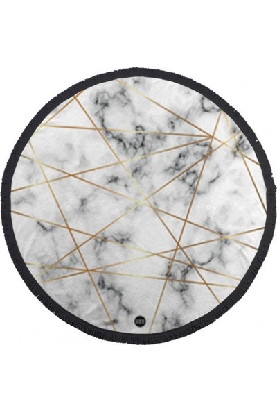 Towdoo Sentius Yuvarlak Plaj Havlusu