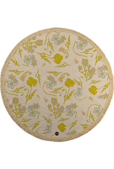 Towdoo Freesia Yuvarlak Plaj Havlusu Towdoo Freesia Yuvarlak Plaj Havlusu