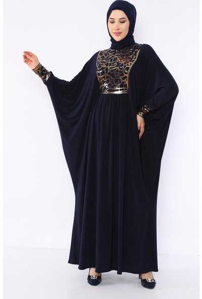 Zeynep Tesettür Belden Bağlamalı Model - Lacivert Zeynep Tesettür Belden Bağlamalı Model - Lacivert
