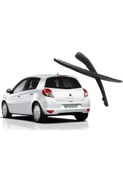 İnwells (Şentürk) Renault Clio 3 Arka Silecek Kolu ve Süpürgesi Komple Takım (2006-2012) İnwells (Şentürk) Renault Clio 3 Arka Silecek Kolu ve Süpürgesi Komple Takım (2006-2012)